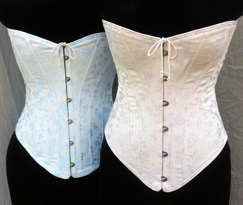 S Bend Edwardian Corset C.1905 Mae With Busk Front Opening S - Etsy