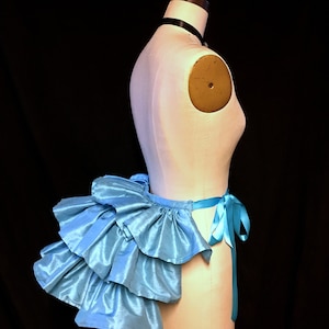 Ruffle Bustle ANY COLOR Silk Victorian Rustle Tie on Adjustable All ...