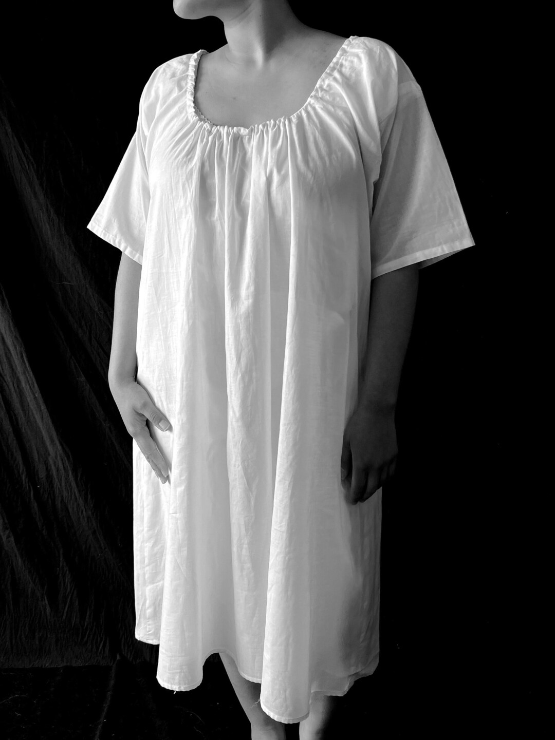 18th Century Chemise Shirt, Delicate Cotton Batiste Linen- All Sizes ...