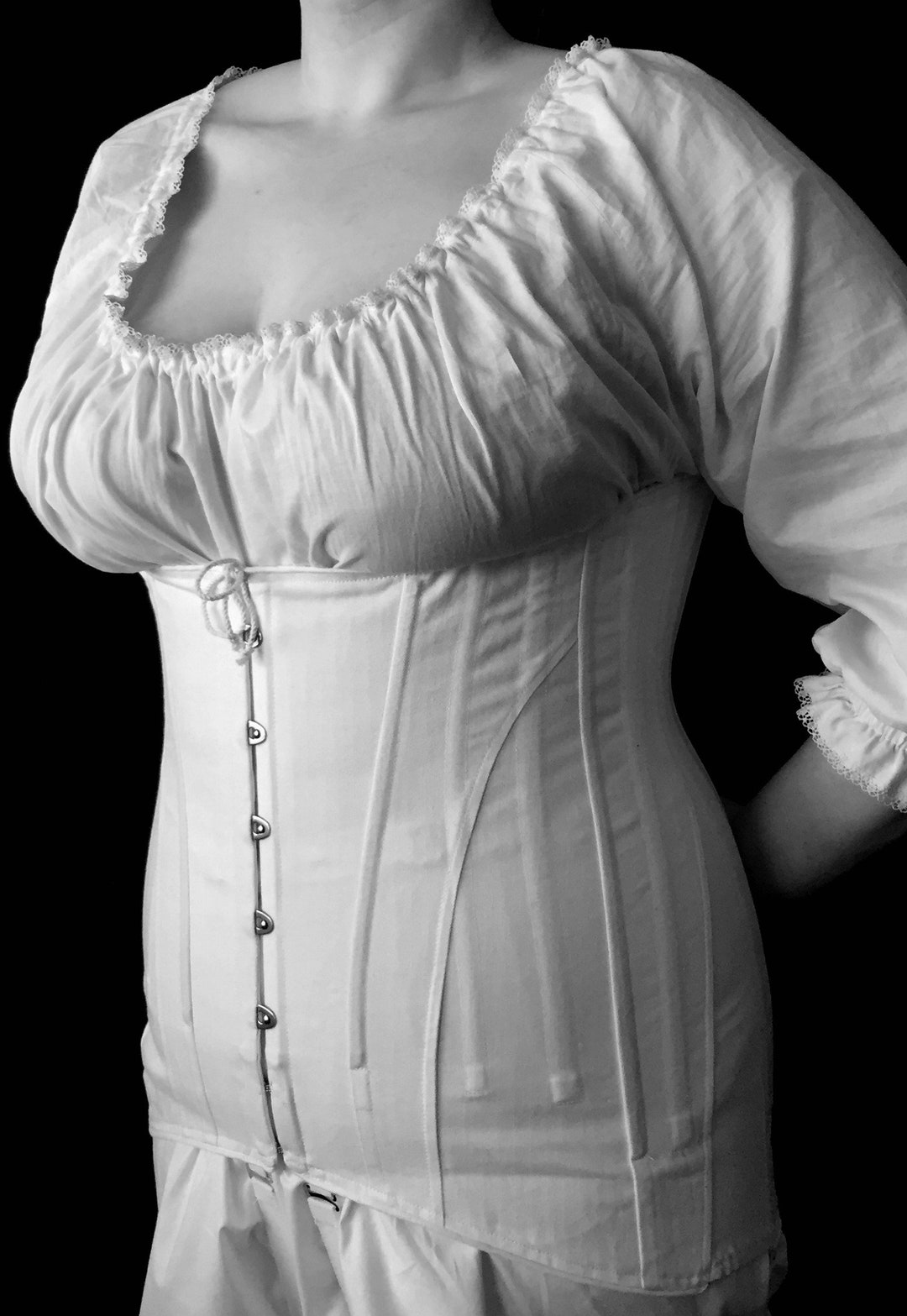 Plus Size Titanic Underbust Corset C 1912 Edith Edwardian Erte