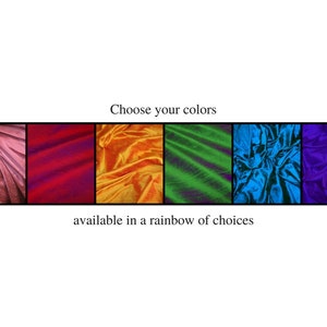 Ruffle Bustle ANY COLOR Silk Victorian Rustle Tie on Adjustable All ...