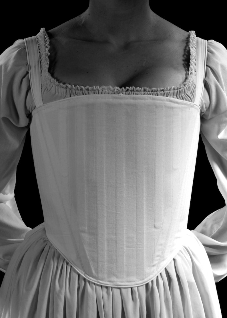 Tudor Elizabethan Stays Cotton Coutil All Sizes, C. 1560 Anna Corset ...