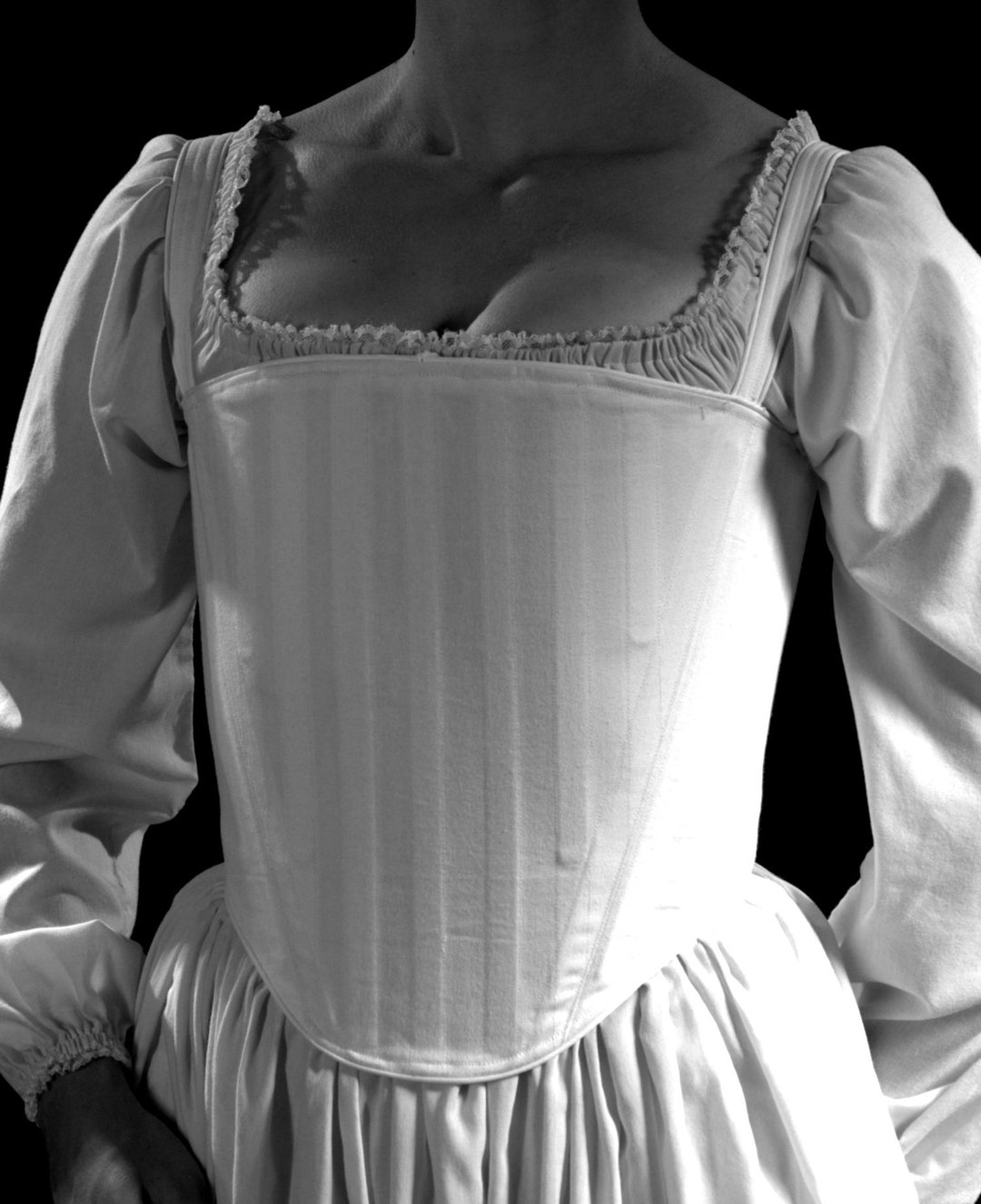 Tudor Elizabethan Stays Cotton Coutil All Sizes, C. 1560 Anna Corset ...