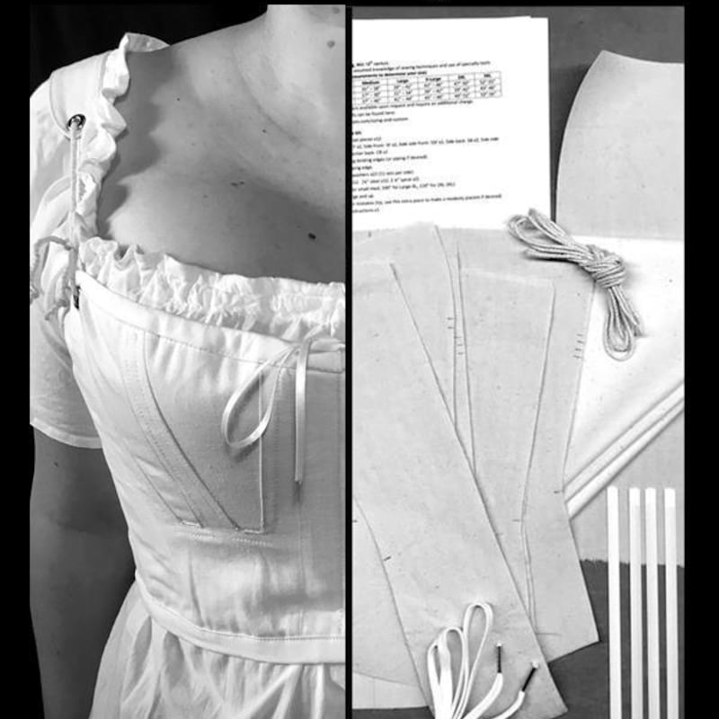 Regency Corset - Etsy