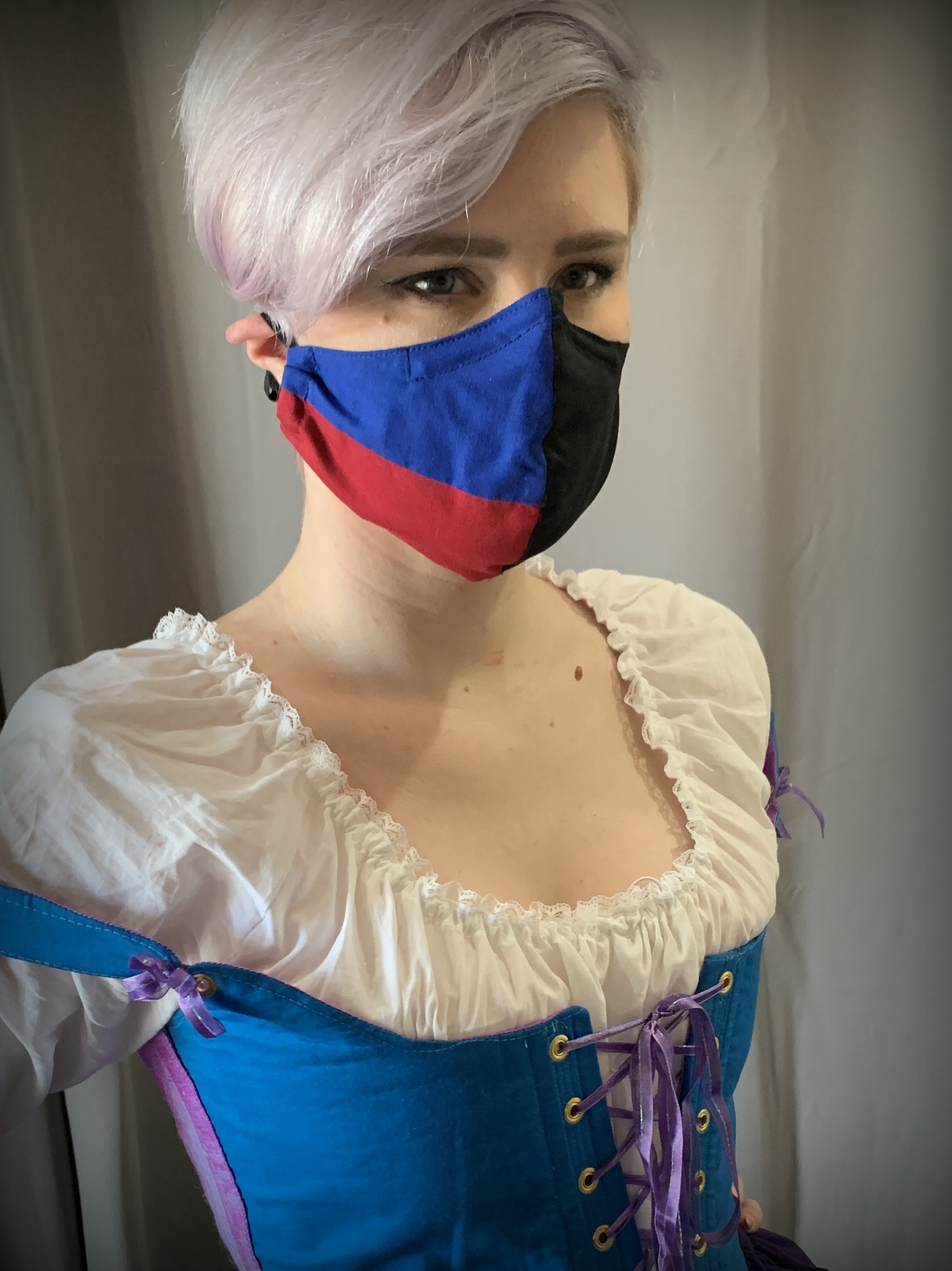 Ren Faire Mask, Medieval Shield, Your Choice 2-3 Custom Color Made to ...