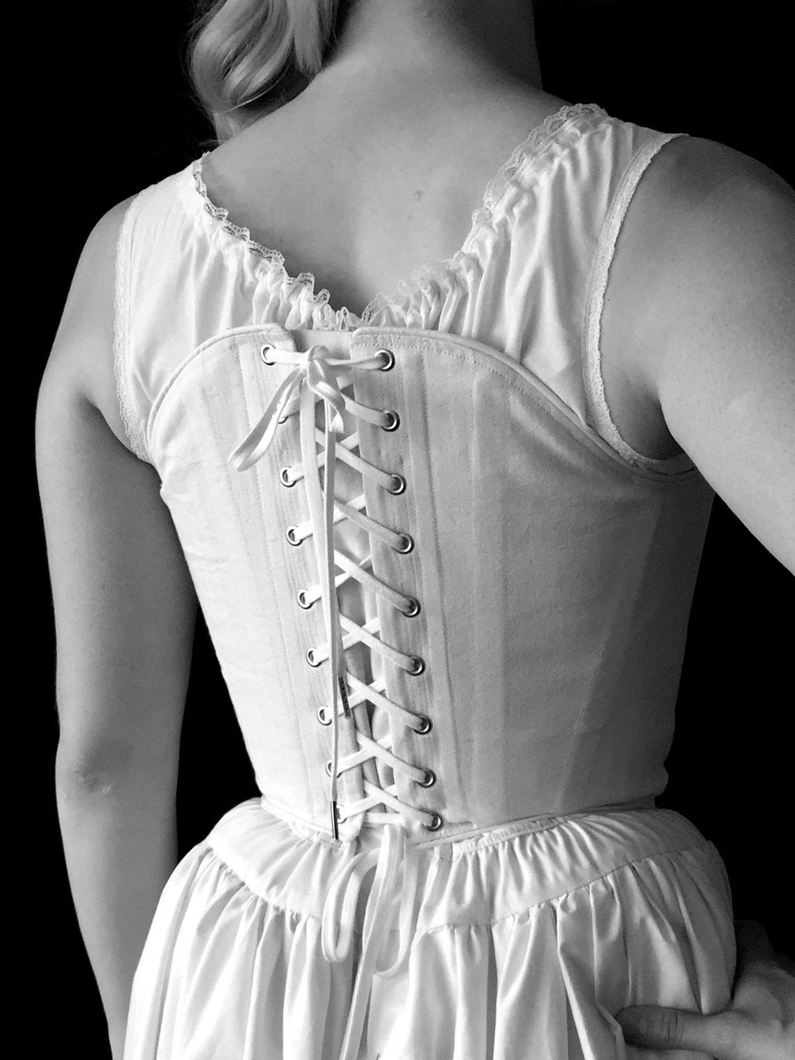 Corset Making Kit- 18th Century Stays, Judy - Cotton Coutil, All Sizes ...