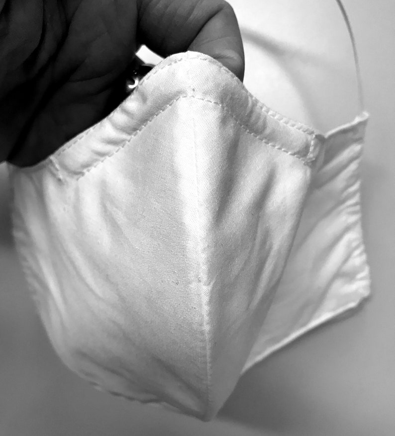 Protective Masks for Adults 2 Sizes 2 Layer White 100% - Etsy