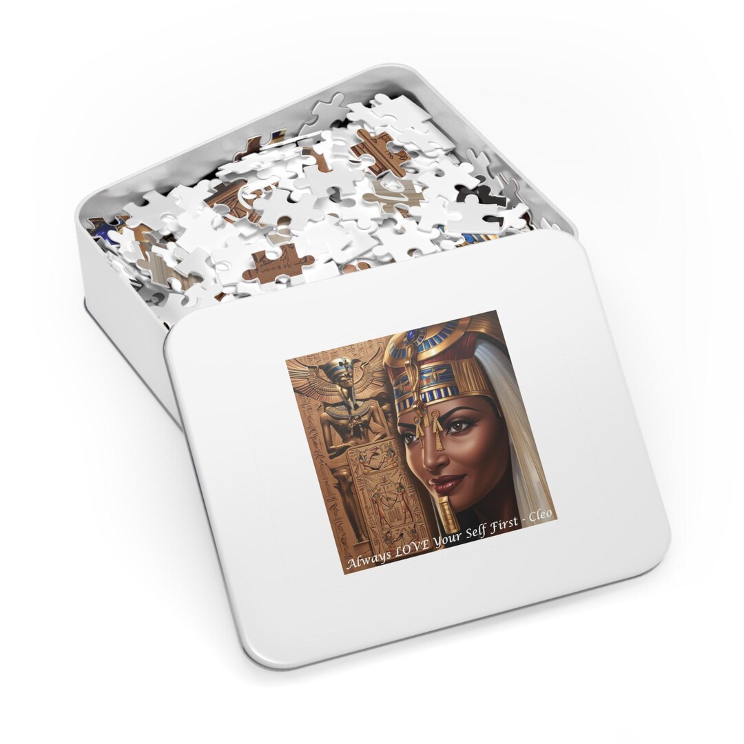 Cleo Jigsaw Puzzle With Tin - Inspirational Art Puzzle, Gift for Puzzle ...
