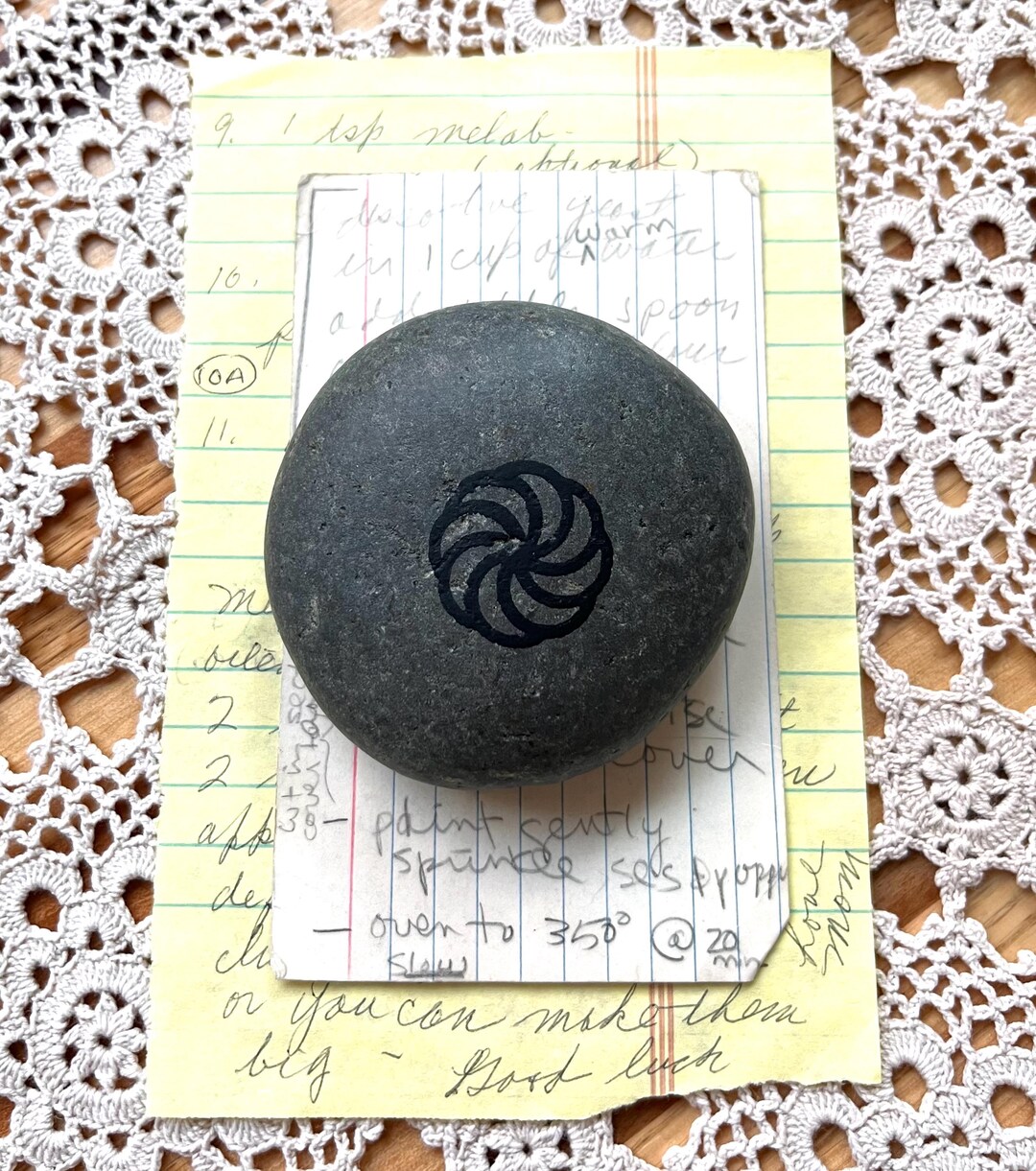 Armenian Eternity Symbol/paperweight/made in Chicago/screenprint on ...