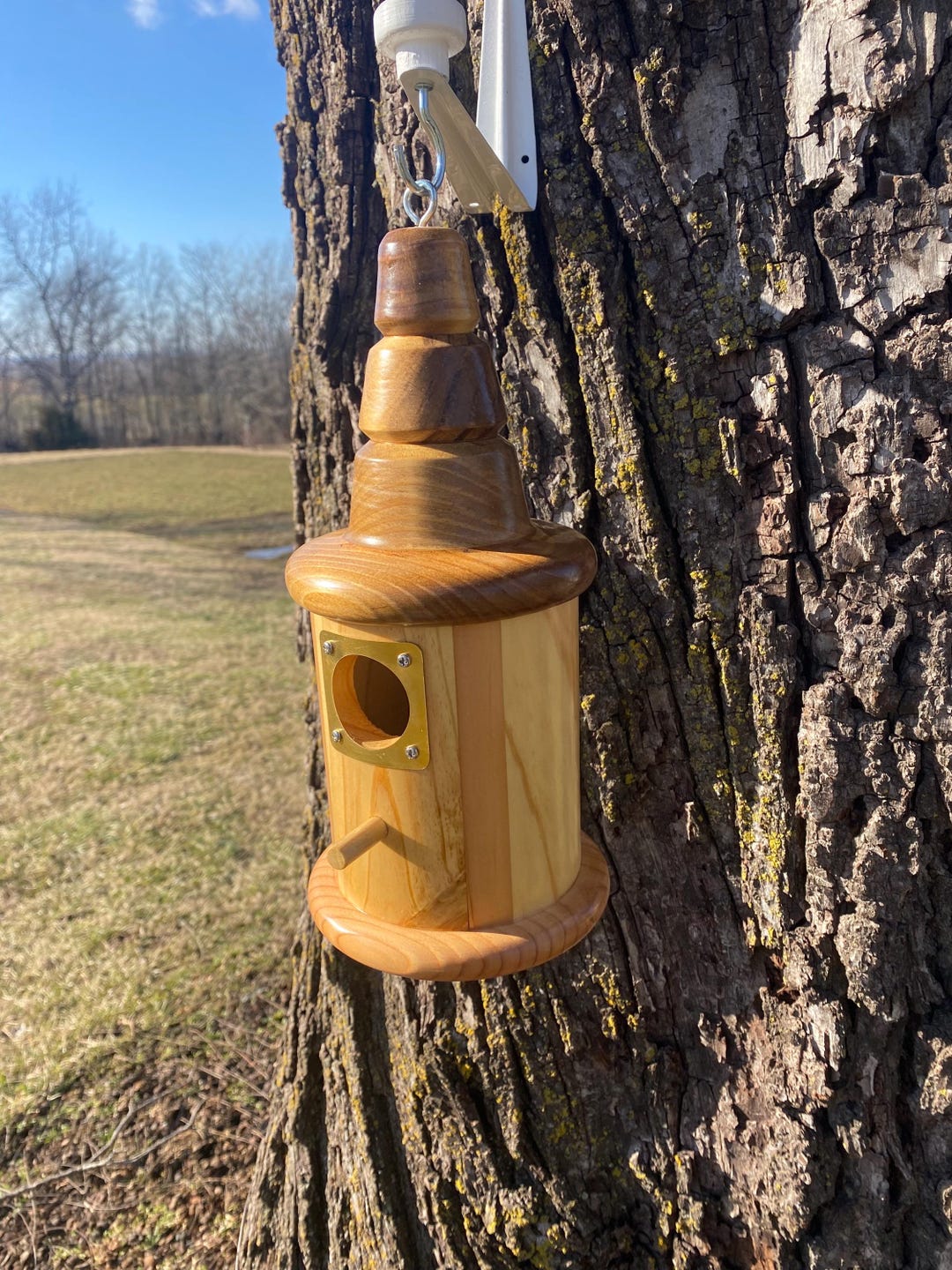 Bird House - Unique Lathe Turned Birdhouse. - Etsy