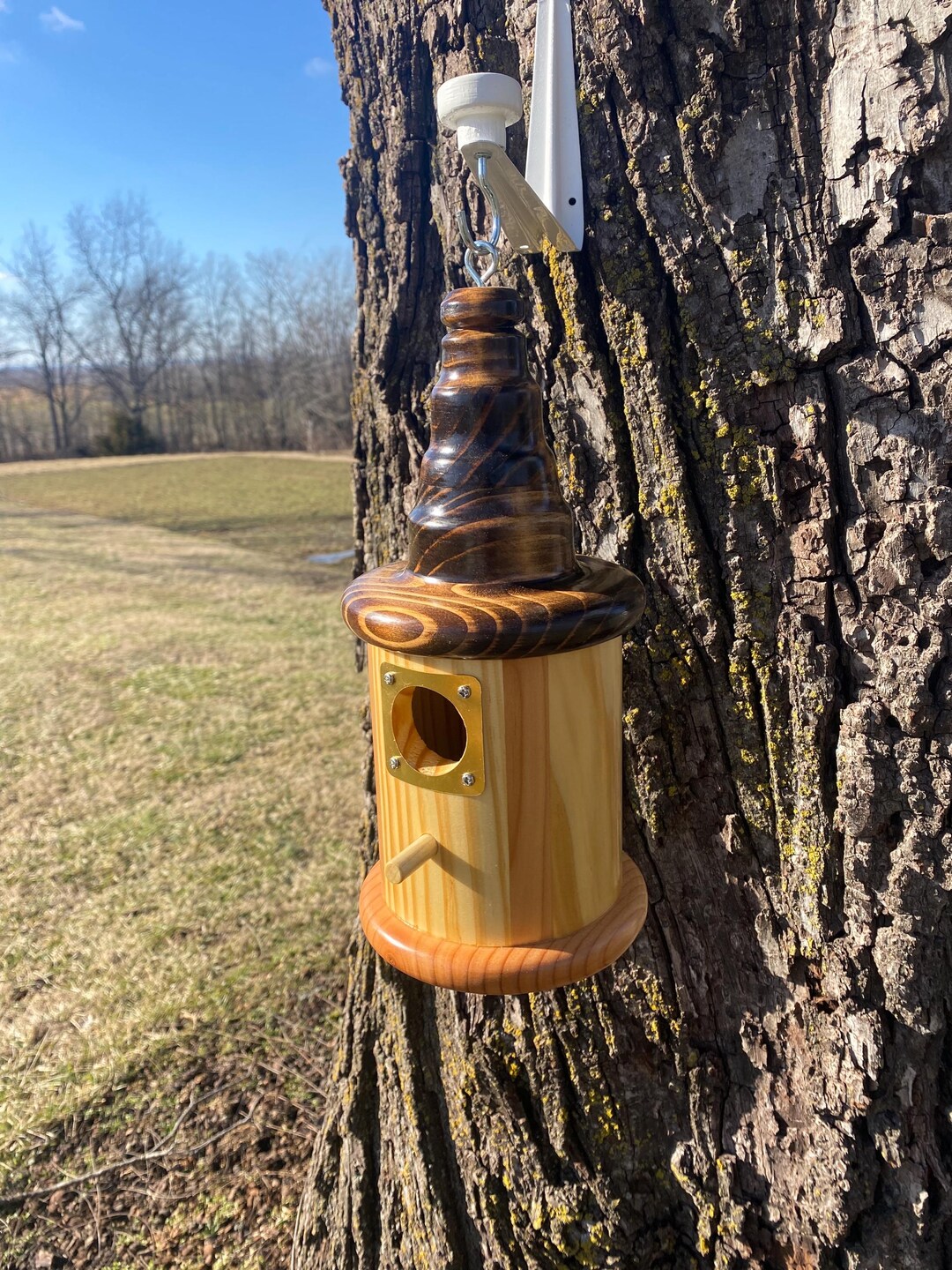 Bird House - Unique Lathe Turned Birdhouse. - Etsy