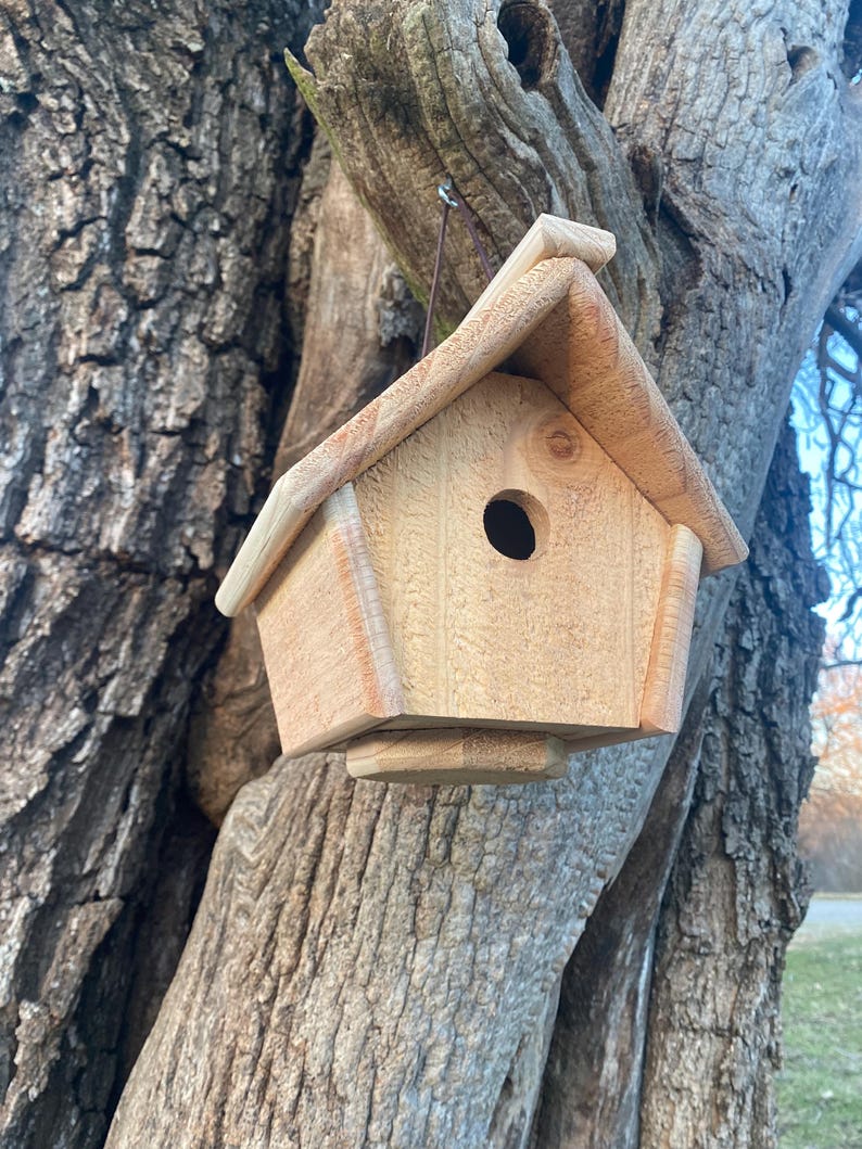 Wren House - Handmade Cedar Wren Birdhouse. - Etsy