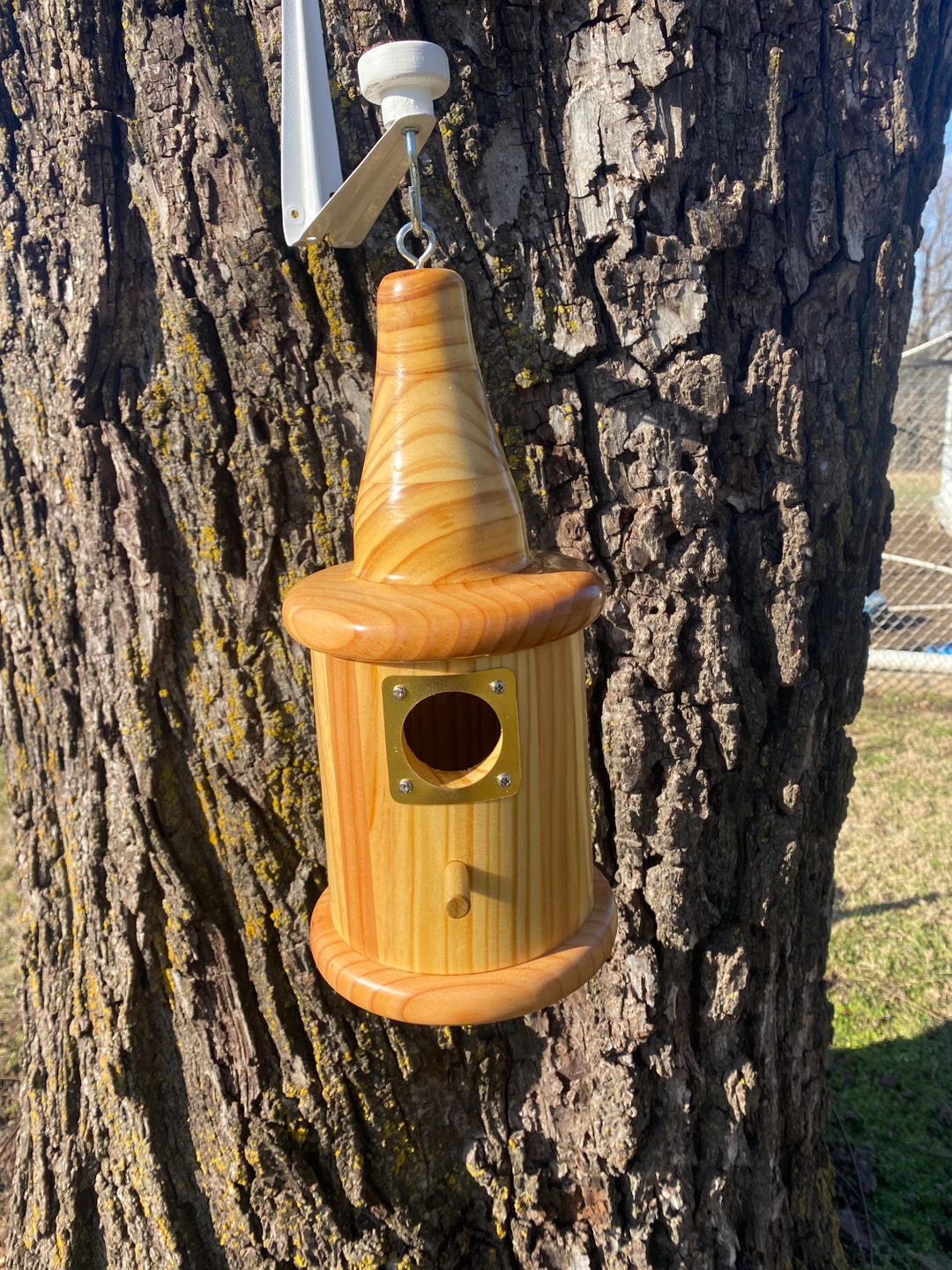 Bird House - Unique Lathe Turned Birdhouse. - Etsy