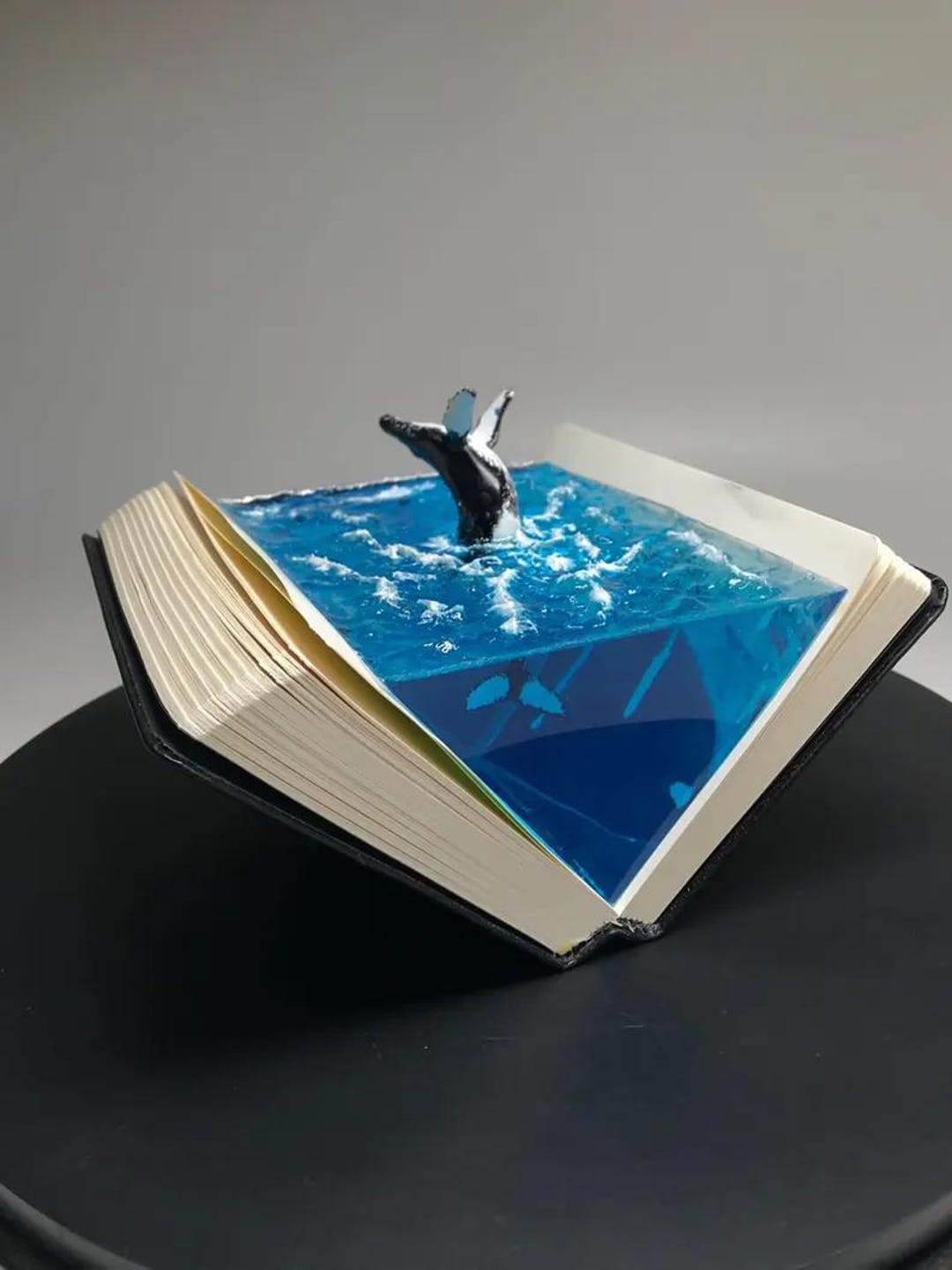 Humpback Whale Epoxy Resin Ornaments,marine Table Ornament,ocean Home ...