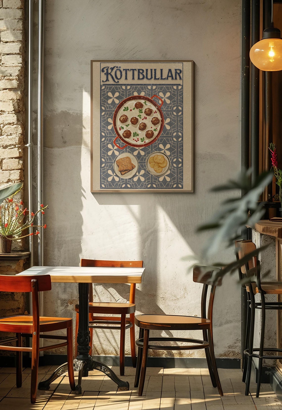 Swedish Kottbullar Meatballs Digital Download - Vintage Cozy Kitchen ...