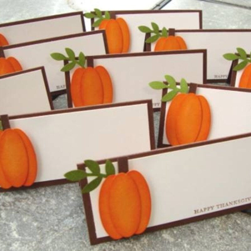 Autumn Place Cards - Etsy