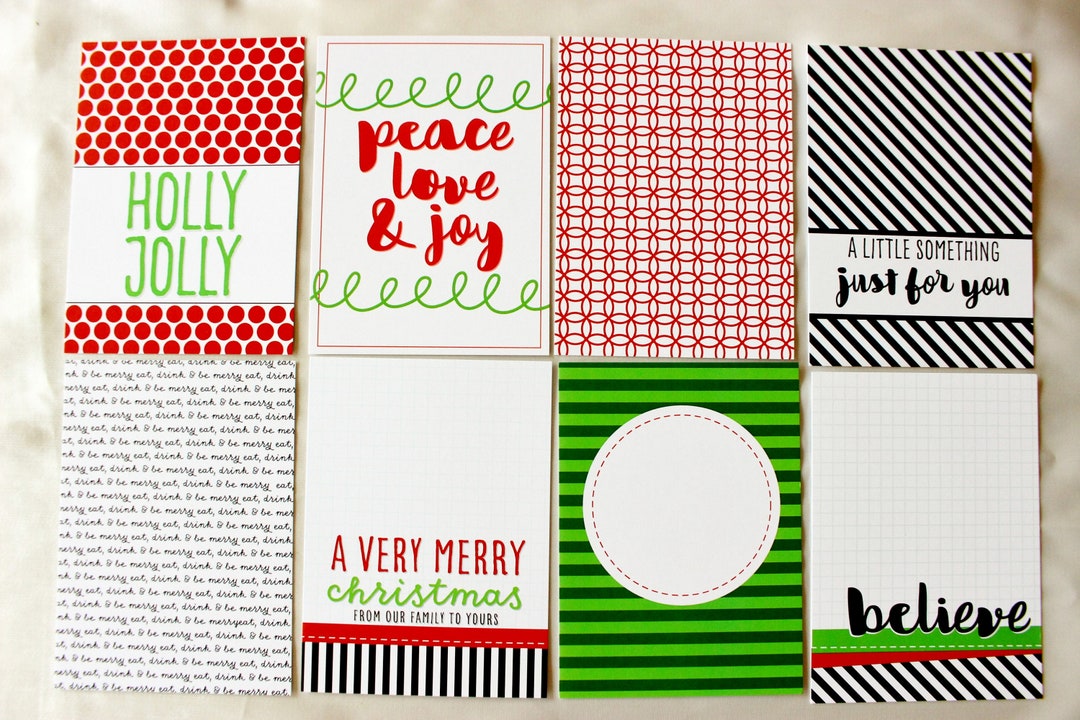 Reverse Confetti Quick Card Panels Holly Jolly, Holly Jolly Quick Card ...