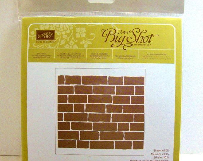 Brick Wall Embossing Folder by Stampin Up, Stampin up Brick Wall ...