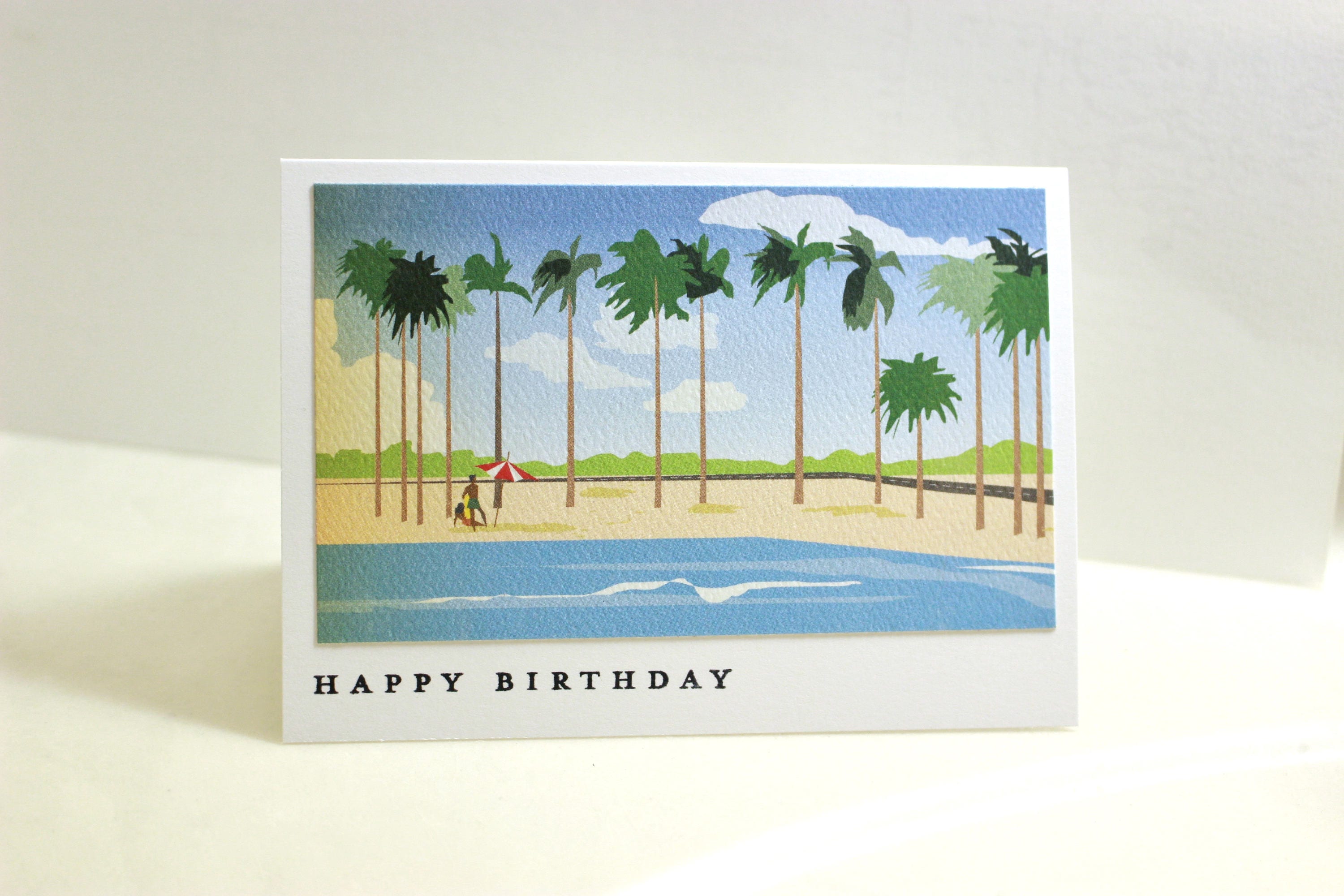 Birthday Card Hawaiian Birthday Card Vintage Travel Birthday | Etsy