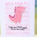 I Love You This Much, Dinosaur Love Card, Dinosaur Valentine Card, Pink ...