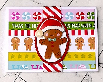 Christmas Gift Card Holder, Gingerbread Man - Etsy