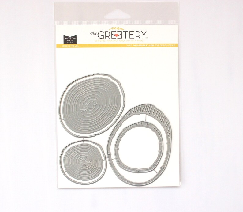 Wood Slice Die Set by the Greetery, the Greetery Wood Slice Die Set ...
