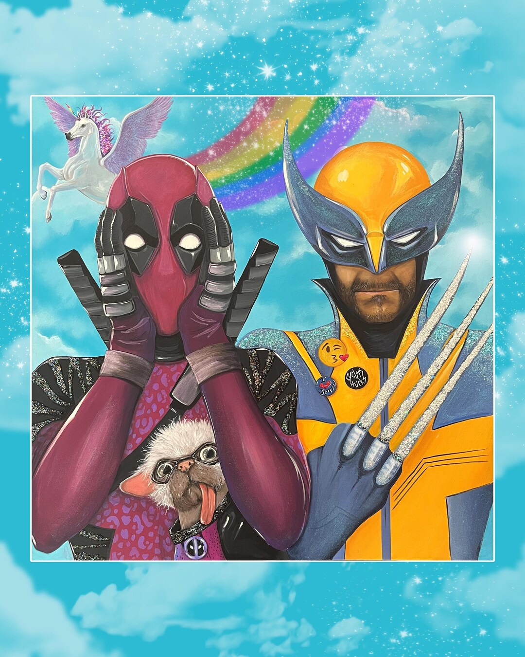 Deadpool, Wolverine and Deadpool Dog. Can't Get Any Better Than That ...