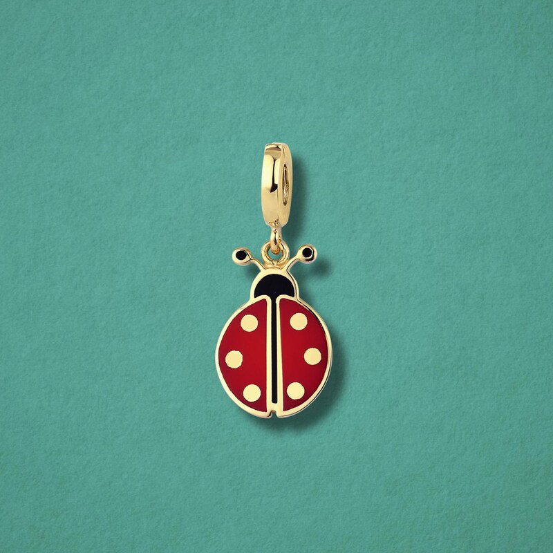 Enamel Ladybird Pendant - Etsy