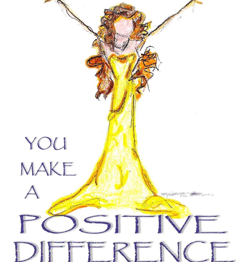 You Make A Positive Difference - Etsy