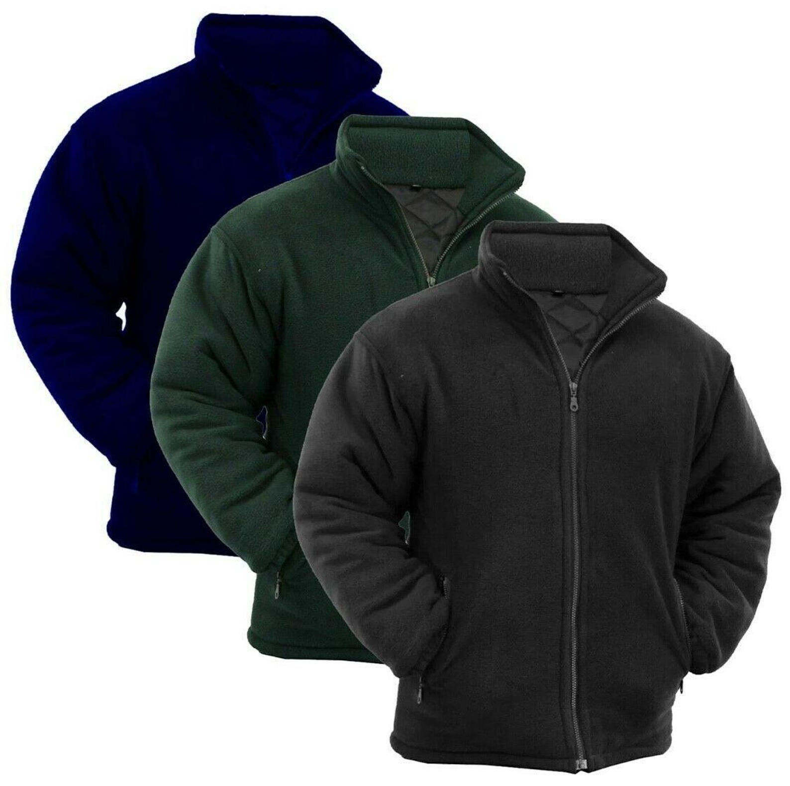 BRITISH MANUFACTURED Winter Extra Thick Unisex Fleece Heavy Duty Work ...
