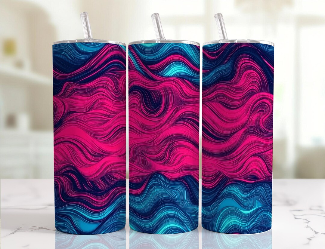 Sound Wave Tumbler Wrap Sound Wave PNG Design for a 20oz Skinny Tumbler ...