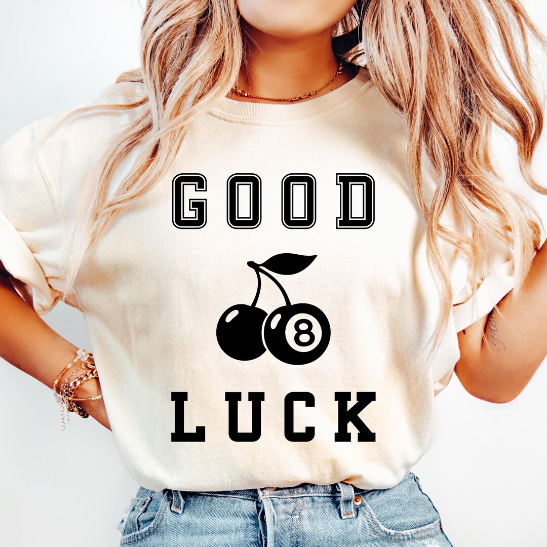 Good Luck Magic Eight Ball SVG, Lucky Cherry 8 Ball Shirt Design, Retro ...