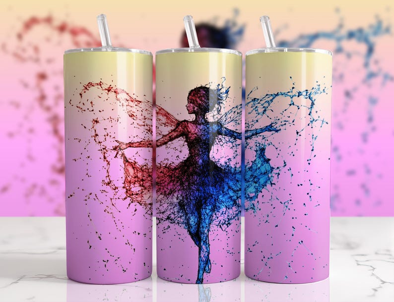 Fairy Tumbler Wrap PNG, Digital Download Sublimation Design for Skinny ...