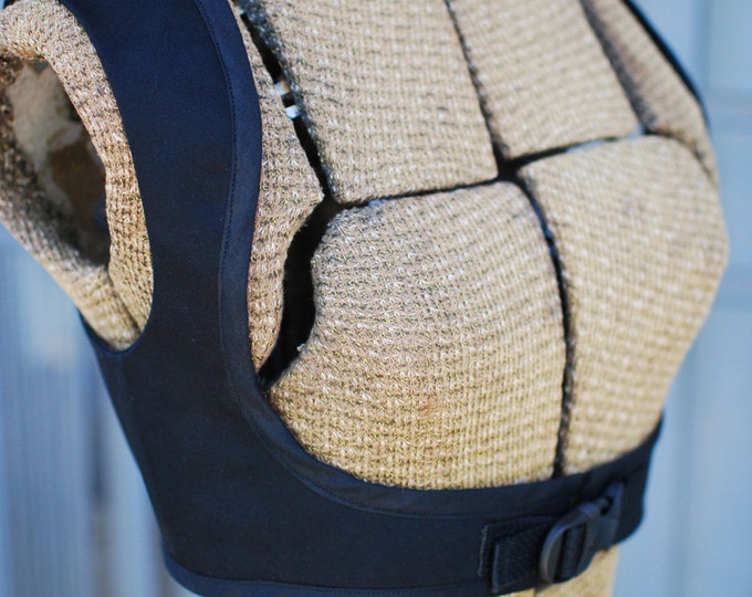 Black Futuristic Steel Boned Buckle up Harness RESERVED - Etsy