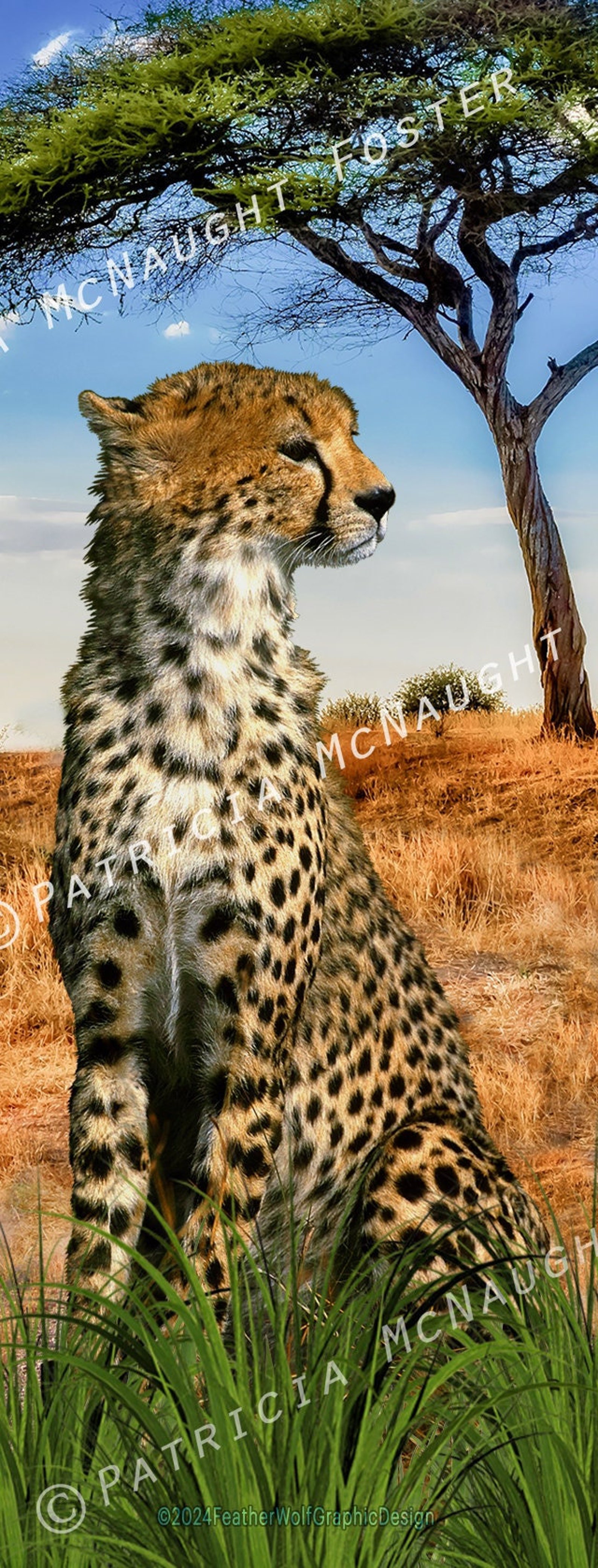 Cheetah Bookmark - Etsy