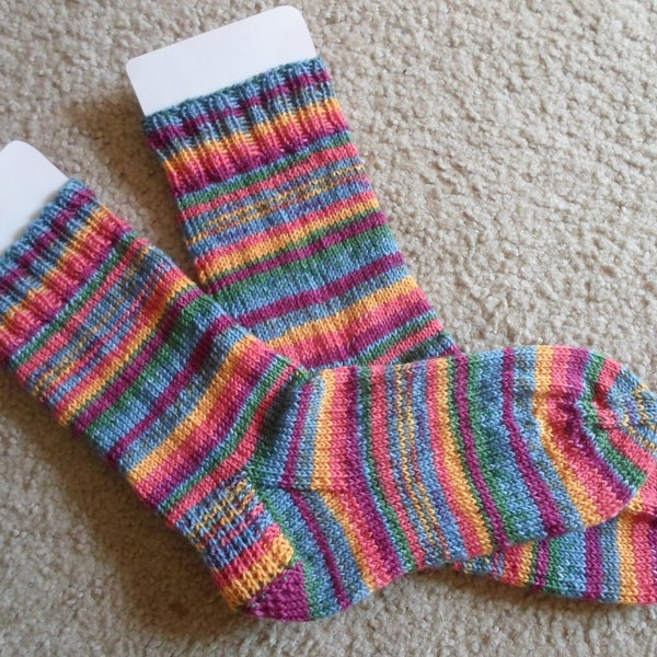 Hand Knit Socks - Etsy