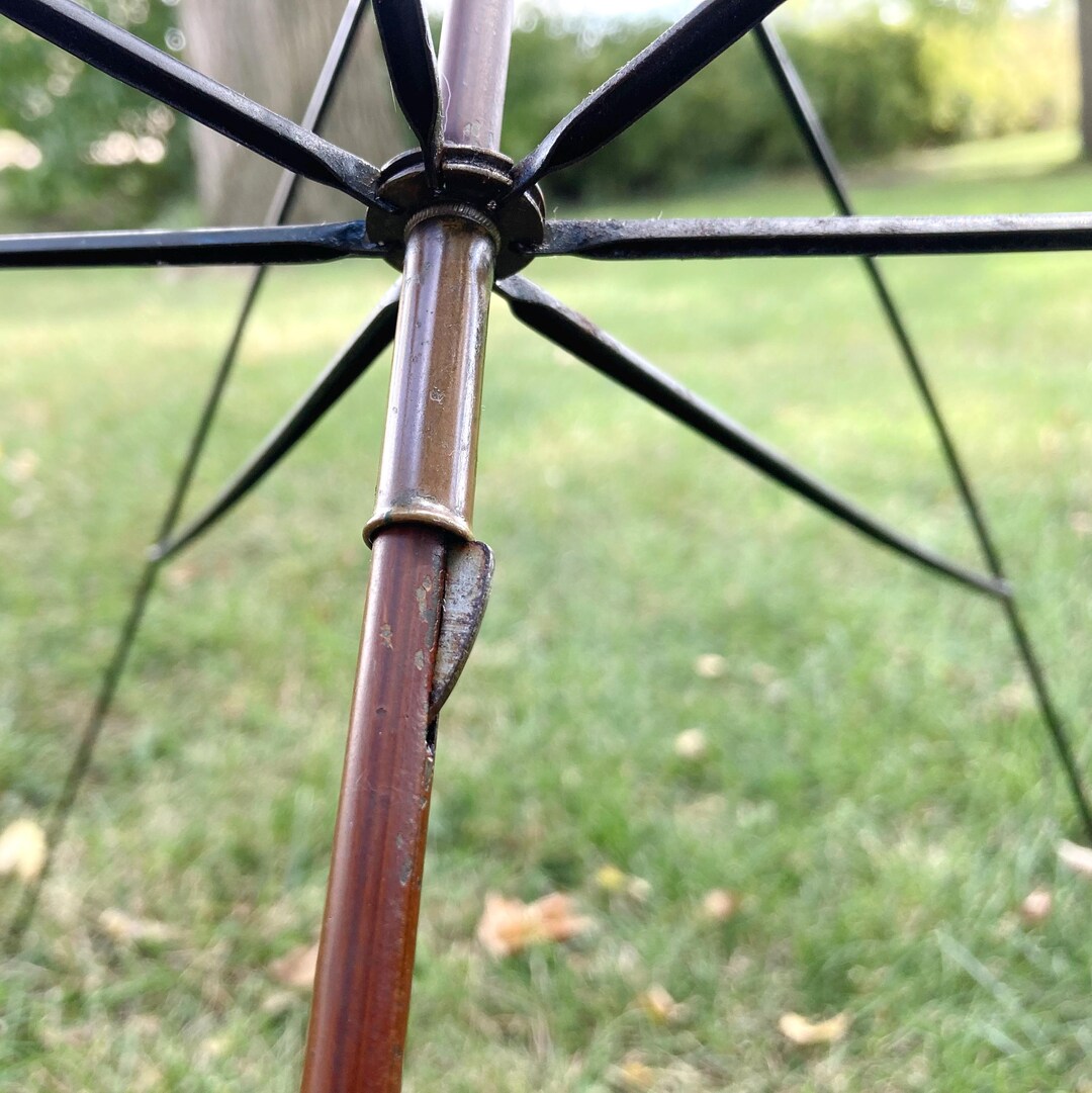 Early 1900s Umbrella Skeleton Spider Black Halloween Costume Prop VFG ...