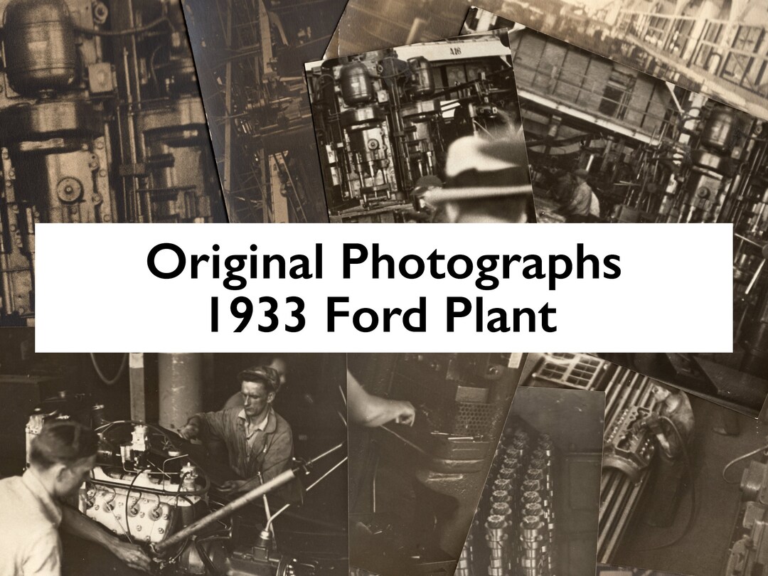 15 Vintage 1933 Photographs Ford Motor Co. Plant Pittsburgh PA by ...