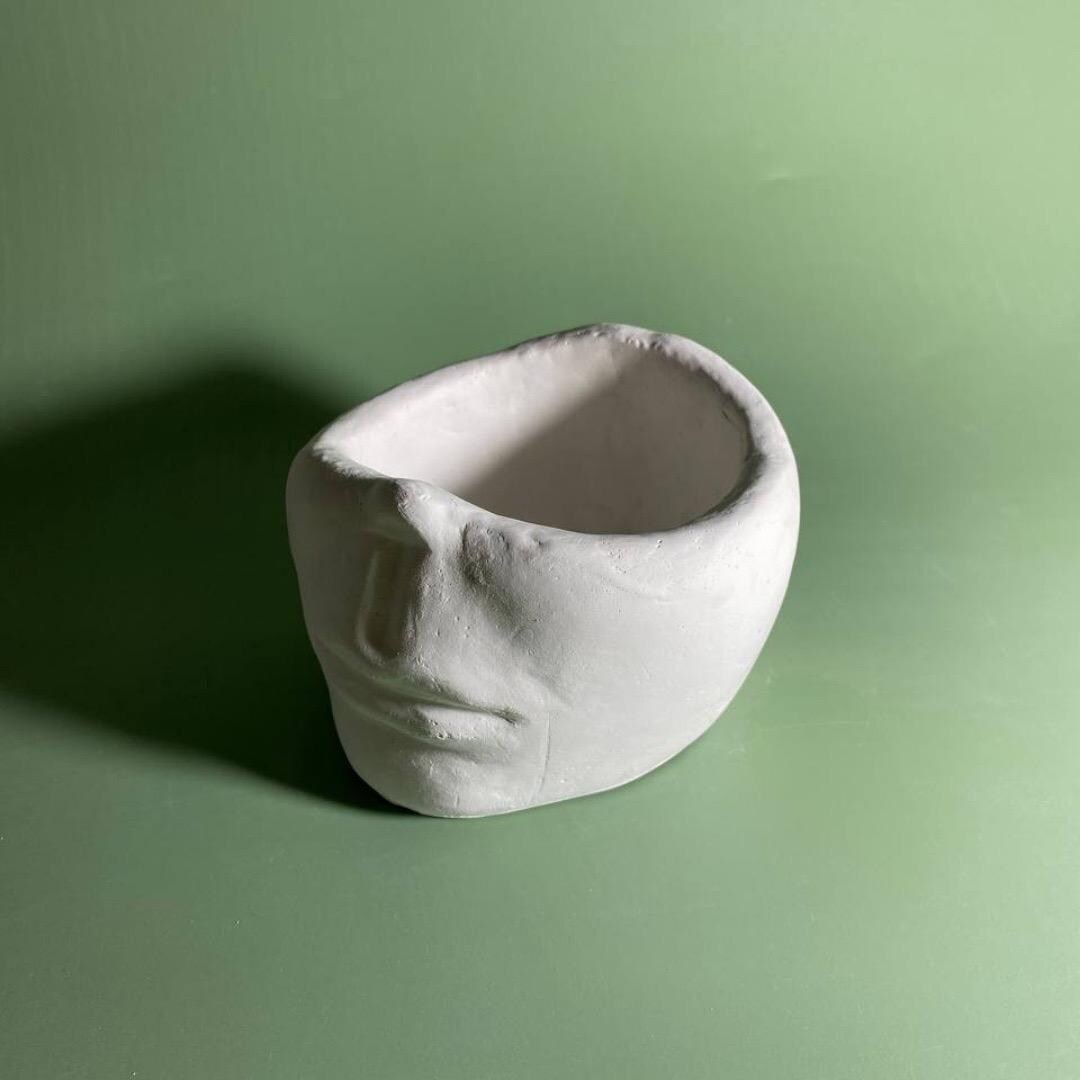 Plaster Planter for Decor - Etsy