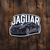 Black Jaguar Sticker - Etsy