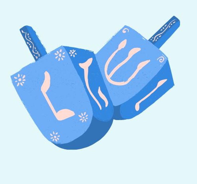 Hanukkah Sticker Sheet, Festival of Lights Decorations for Journals ...