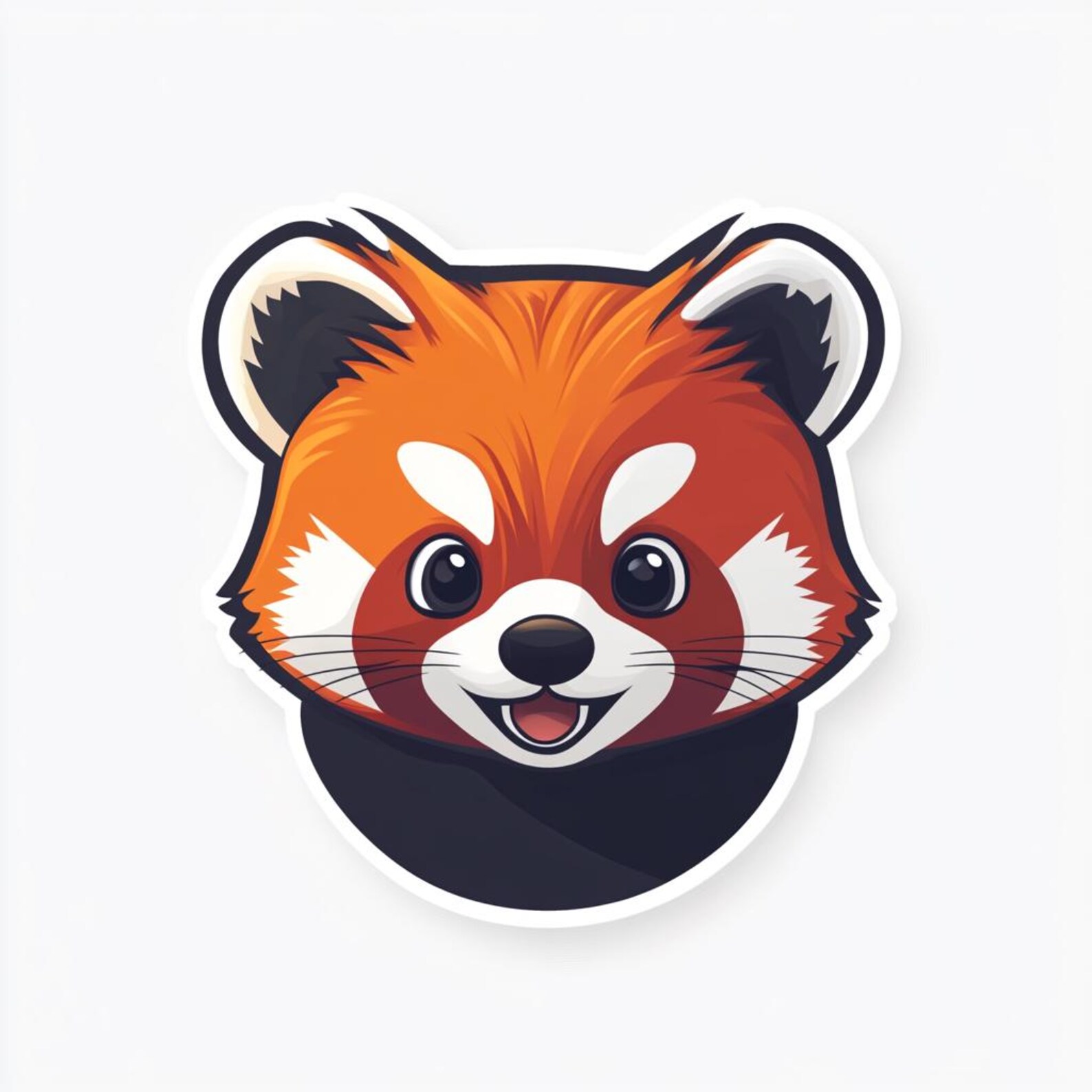 8-pack Red Panda Sticker Set, Adorable Red Panda Vinyl Decals, Cute ...