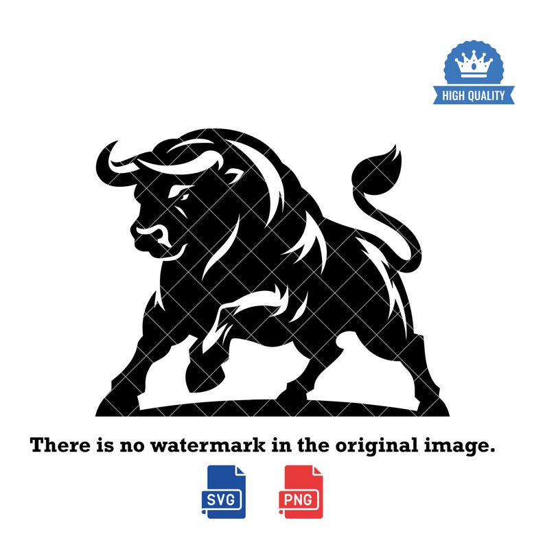 Angry Bull Svg Png, Bull Silhouette, Bull Clipart, Farm Animal Svg, SVG ...