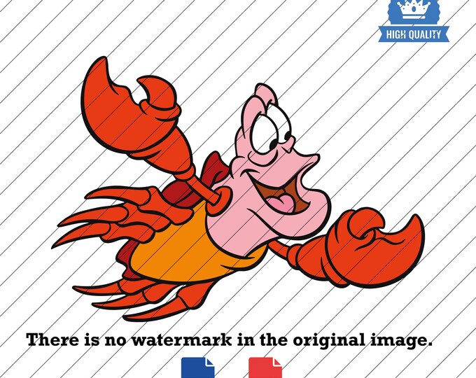 Sebastian Svg, Little Mermaid Svg, Sebastian Cricut, Sebastian Layered ...