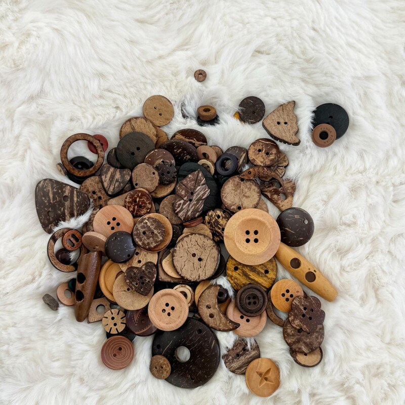 Handmade Wooden Buttons - Etsy