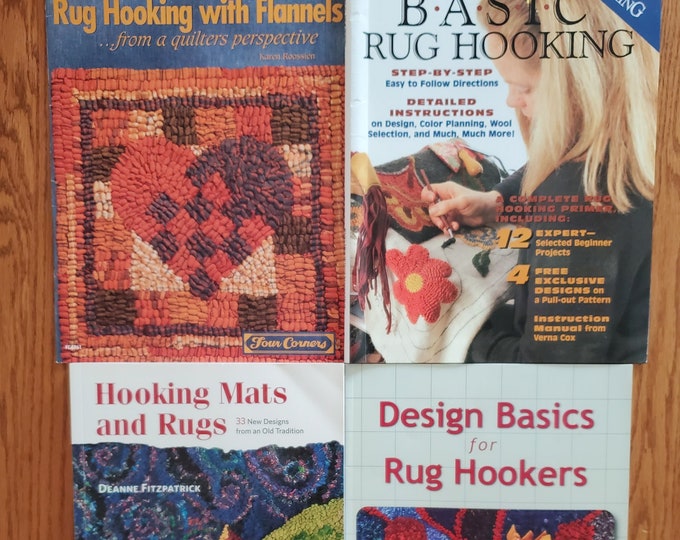 4 Rug Hooking Books - Etsy