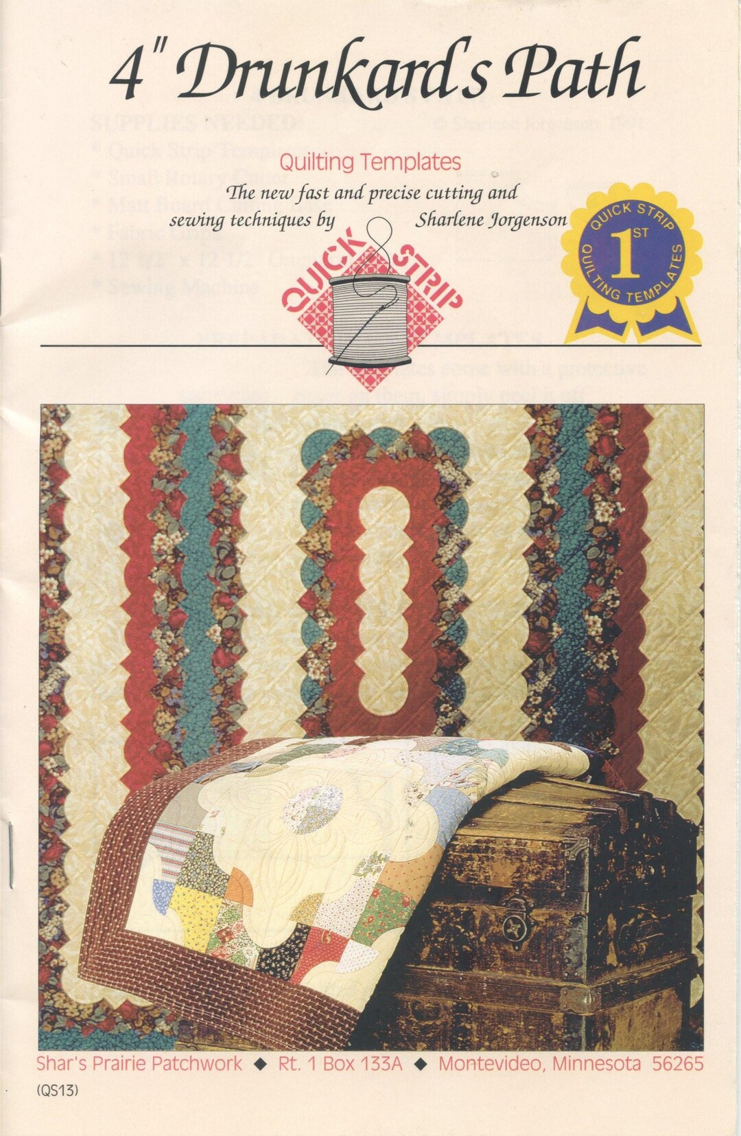 4" Drunkards Path - Pattern & Template - Etsy