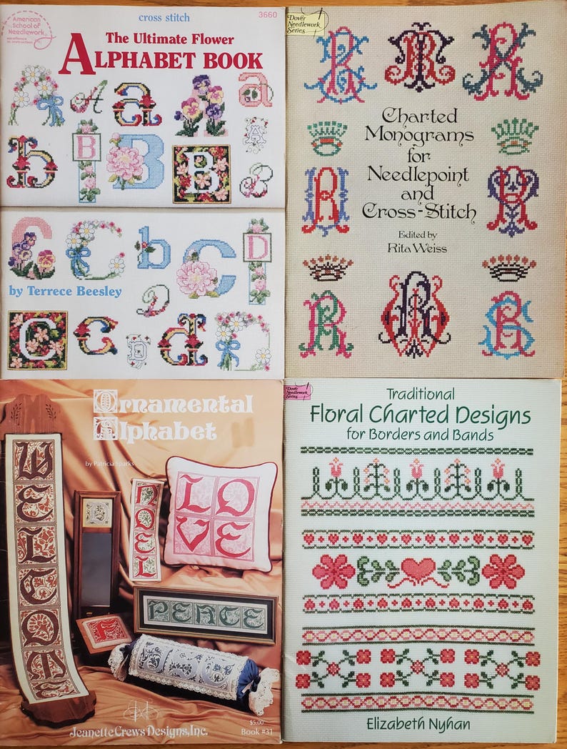 Cross Stitch Pattern Books - Etsy