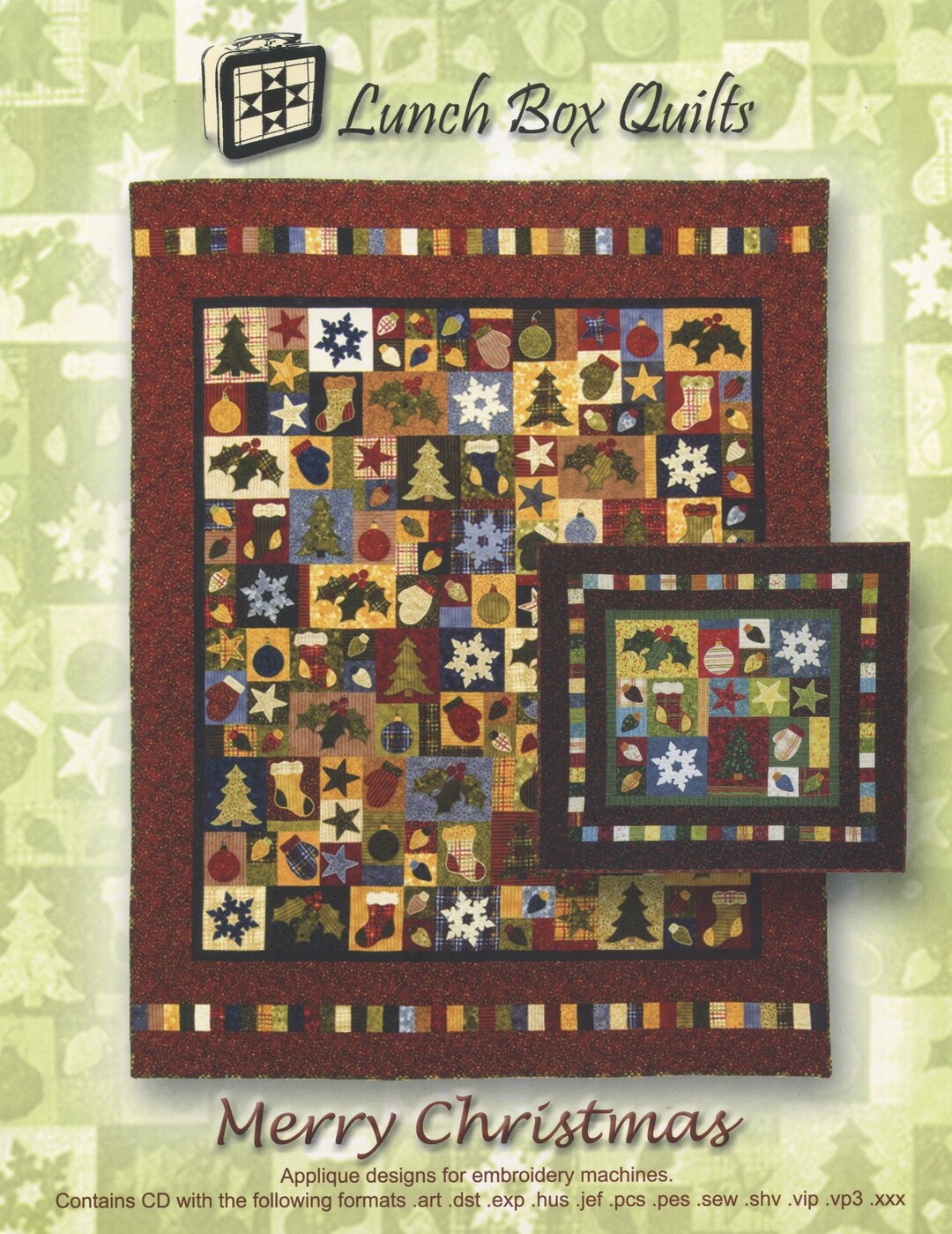 Merry Christmas CD ROM - Pattern - Etsy