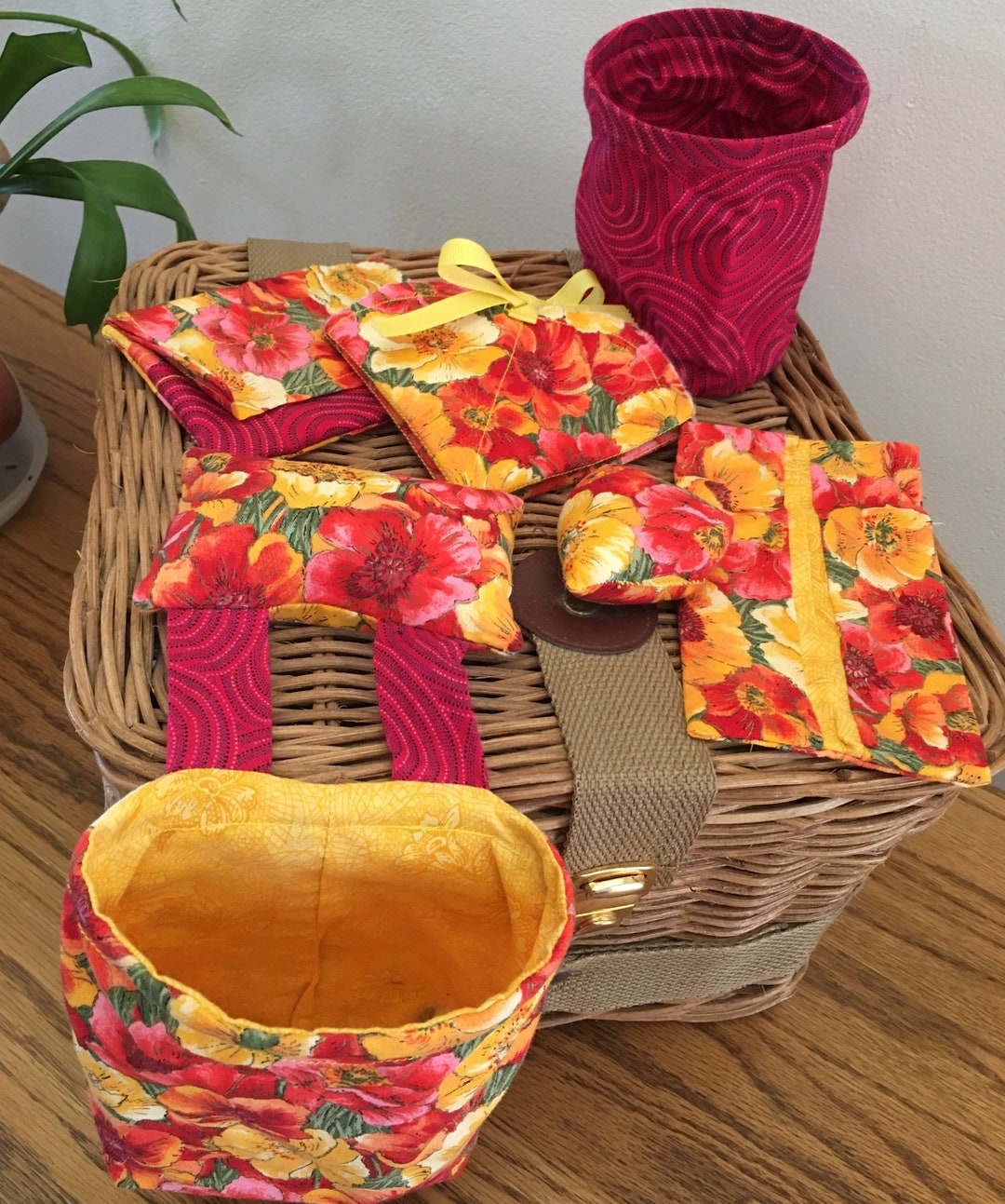 Pincushion / Thread Catcher With Accessories - Etsy